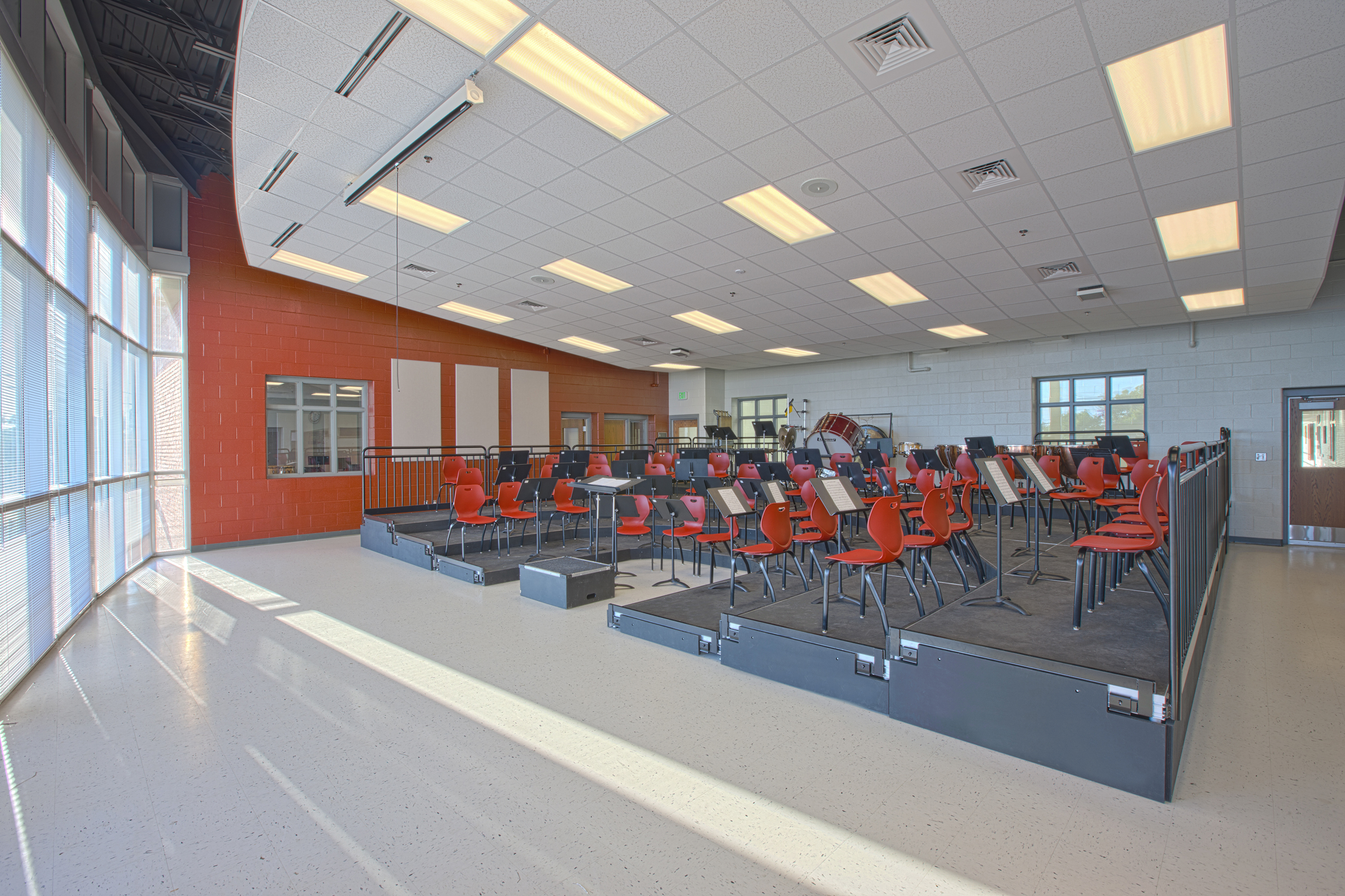 Performing Arts Center Archbishop Curley High School - JMT Architecture